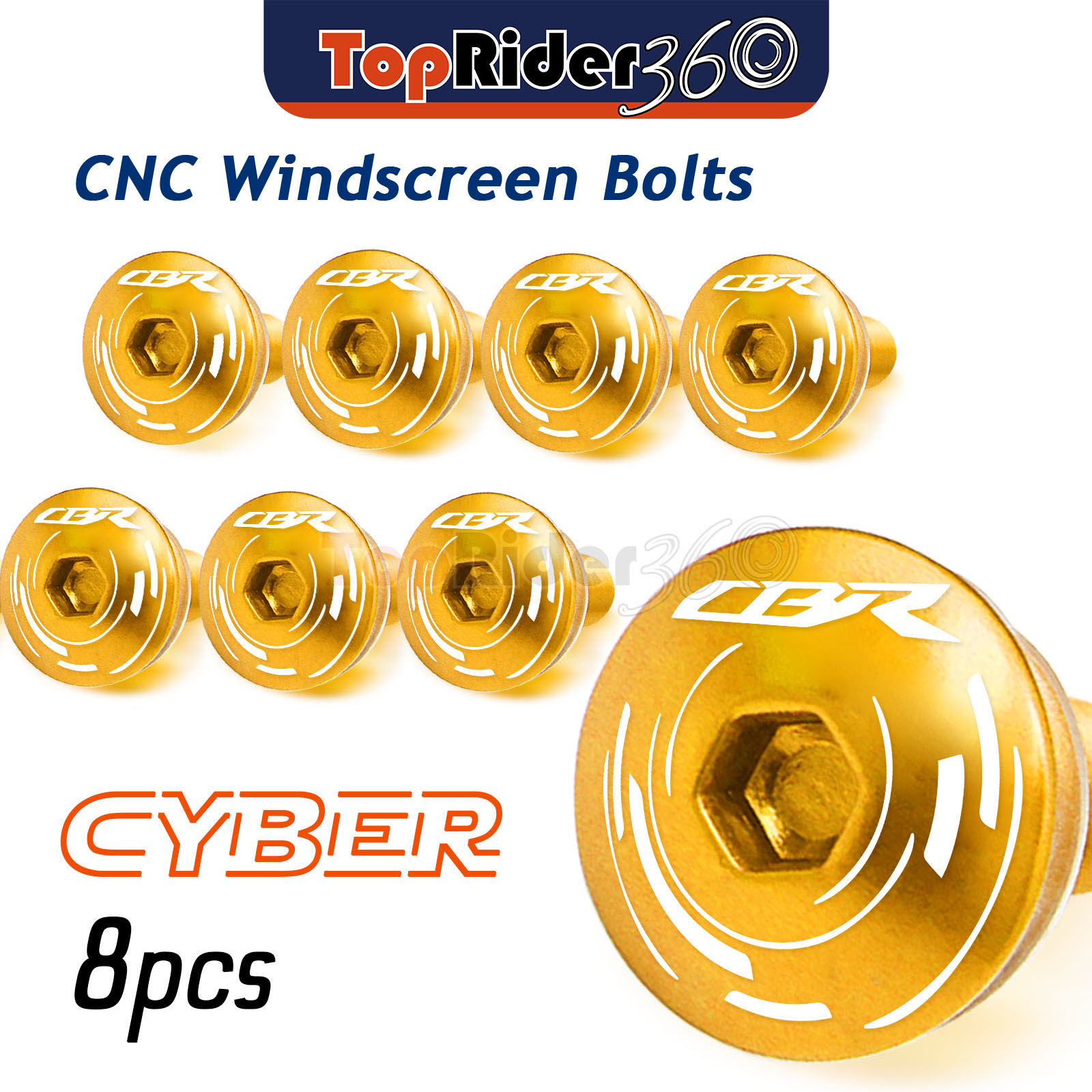 Cyber Fairing Windscreen Bolts Kit For Honda CBR1000RR Fireblade 04-19 ...